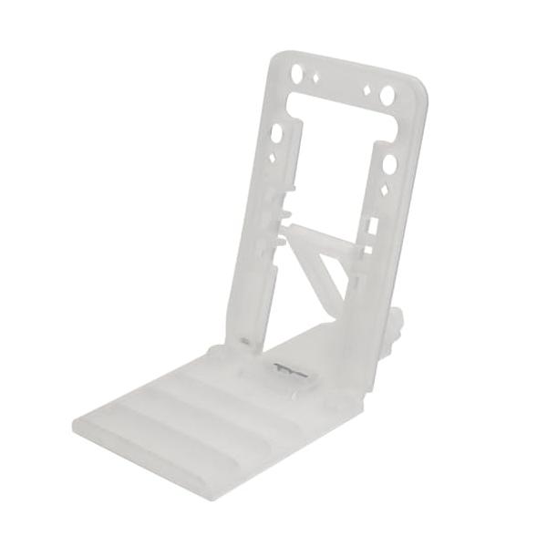 箱物や袋物、パック包装商品等の陳列やアンコ陳列時に最適なバックストッパー。底面にマグネットがついているので、スチール棚に固定可能。また、フェイス角度は3段階で調節できます。コンパクト収納 使用しない時には折りたたむ事ができ、省スペースでの保...