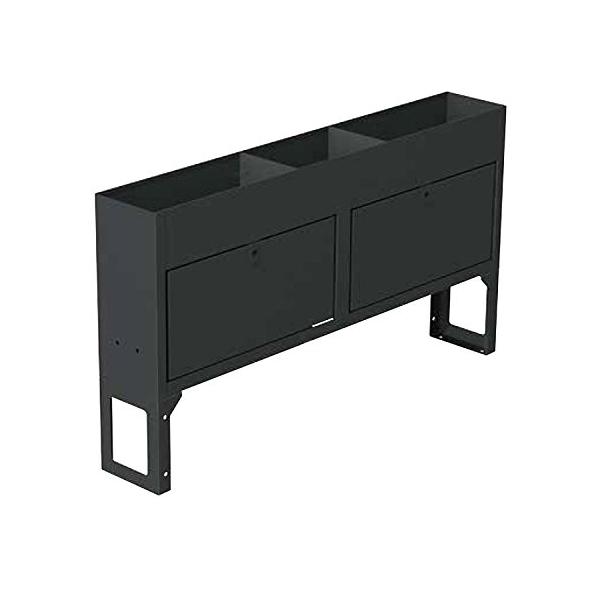 自由な組み合わせで車内を整理整頓奥行1300mmタイプ、ハイエース・キャラバン用奥行きが長く、スペースを有効利用できる車内を整理しやすい「収納部2ヵ所」*「棚1段」のサイド棚DIY・工具・ガーデン:作業工具:工具箱・収納ケース:キャビネット