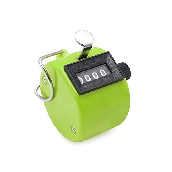 数量の計測に便利な数取器です。1から9999までカウントが可能です。0点復帰装置付、4桁、ストラップ付。小型で持ち運び便利：手持型カウンターは小さくて軽い、片手でリングに人差し指をかけて、手にしっかりと握る可能なので、計測は快適です。丈夫で...