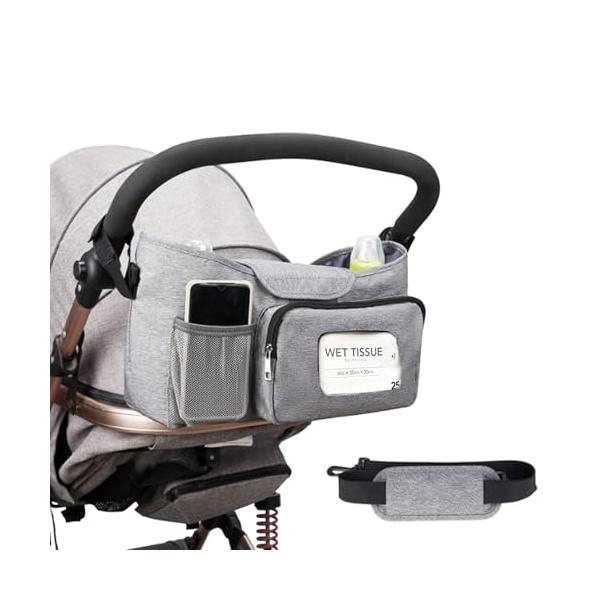 * 2025年リニューアル バッグ内のポケットの縫製強化で耐久性を高めました  収納場所が7カ所 おむつ、おむつ替えシート、着替え、おもちゃを収納できるポケットが豊富に付いていて、すぐに取り出せて便利です。 哺乳瓶やドリンクボトルがそれぞれ...
