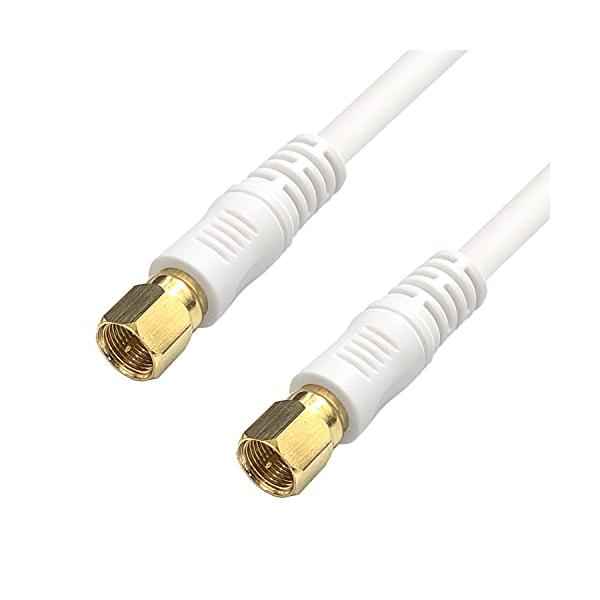 4K8K放送対応 3224MHz対応 。減衰量の少ないS5CFBケーブルで、電波の損失を抑えて良い状態で電波を伝送します。７５Ω同軸ケーブル：高周波75Ω同軸を使用して鮮明な映像を伝送します。4重シールド： アルミ箔*編組 *2の4重シール...