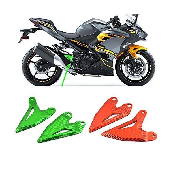 適合車種：に適合する カワサキ ニンジャ400 Z400(2018-2024) ニンジャ250 Z250(2019-2024) Z e-1 ニンジャ e-1(2024)ップは高強度アルミニウム合金素材 A6061−T6 削り出し、カラーアル...