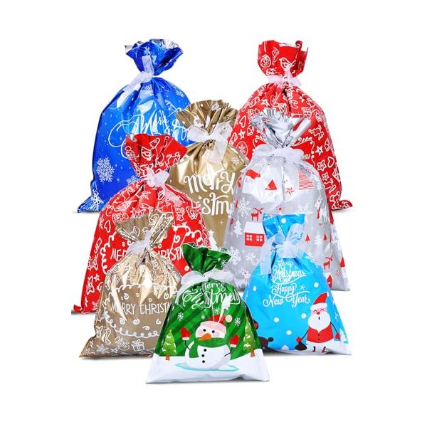 豊富な20枚セット 24x32cm6枚、29x43cm6枚、39x51cm4枚、44x60cm4枚。素材：プラスチック。付属品：20本リボン付き。いろいろなサイズを持っていることで、さまざまなラッピングに対応できます。 サイズ さまざまなサ...