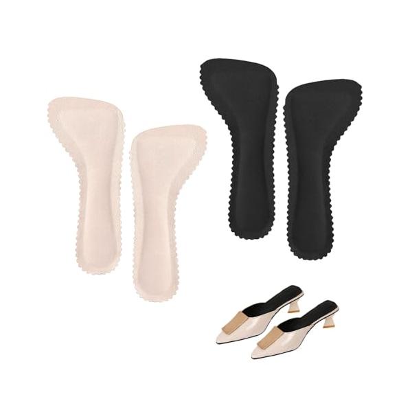 *商品規格：2ペア。*素材：弾力性のあるラテックス*PU素材を使用し、心地よい感触で、吸汗性があり、足裏を乾燥させず、清潔で快適に保ちます。*自己粘着：自己粘着性のバック接着剤を使用すると、靴を傷つけたり滑ったりすることなく、靴をしっかりと...