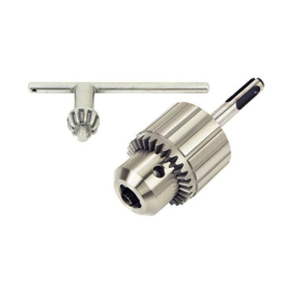 用途:SDSシャンクに丸軸タイプのドリルを取付けての穴あけ作業取り付け可能サイズ:2.0*13mm軸:SDSシャンクチャック径:13mm適応機種:軽量型ハンマードリル(SDSシャンク)DIY・工具・ガーデン:電動工具・エア工具:電動工具パー...