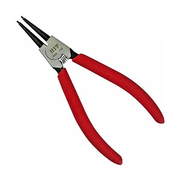 鍛造品で爪部は削り出しで使用に適した熱処理全サイズ、バネ付きグリップ赤*軸用、オレンジ*穴用として区別を可視化使用範囲:10*25素材:鉄DIY・工具・ガーデン:作業工具:駆動工具:プライヤー:スナップリングプライヤ