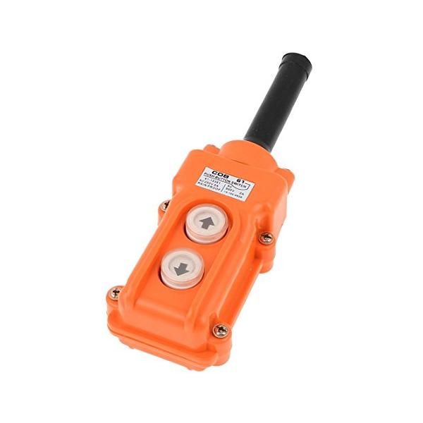 ポール・スロー: NO; オペレーションタイプ: ラッチ(セルフロッキング); 全サイズ: 12 x 6.5 x 5cm製品名:ホイスト プッシュボタンスイッチ; 生産国：中国; 材質：金属、プラスチックネットウェート: 184g; パッケ...