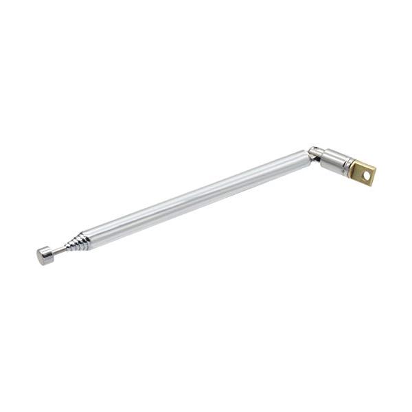 FMラジオ ロッドアンテナ*短くした際の全長 11.2cm *伸ばした際の全長 55cm 7セクション*アンテナ取付穴径 2.8mm *アンテナ取付部厚み 2mm*ロッドアンテナ径 Φ7mm *アンテナ取付部径 Φ8mm*製品内容 汎用アン...
