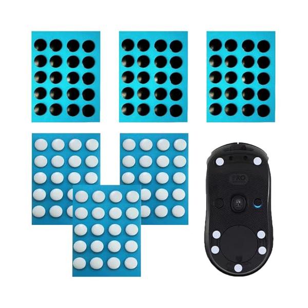 高密度PTFE プレミアムグレードの硬化PTFEから作られたマウスドットは、一般的PTFEよりも耐久性に優れ、ガラス製マウスパッドでの寿命を大幅に延ばします。 スムーズな滑り： 丸みを帯びたエッジと洗練された表面により、静かで高速、そして楽...