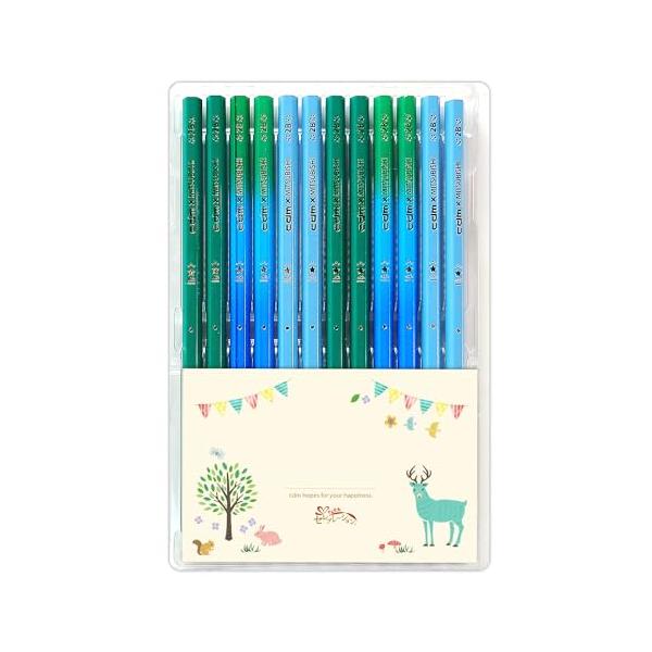 * 特典 ｃｄｍ　書きやすい　きれいな鉛筆 ぐんぐんぐーん 三菱鉛筆製*当店人気の手書きアニマル柄メッセージが書けるラベル*クリアケースでそのままプレゼントできる文房具・オフィス用品/筆記具/鉛筆・シャープペン/鉛筆
