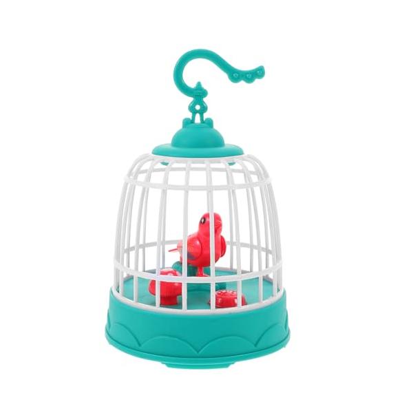 インタラクティブ機能 声控鳥かごおもちゃは音声に反応して動作し、リアルなさえずりでユーザーと楽しく交流できます。 リアルなデザイン プラスチック製の鳥かごは約13cmＸ10.5cmＸ10.5cmの小型サイズで、実物そっくりの見た目が特徴です...