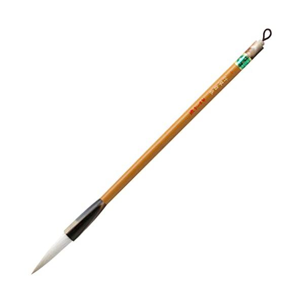 商品サイズ 約12.5径*268mm 穂の規格 4号／ 軸径 約12.5mm 穂の形状 中鋒／ 穂の長さ 約44mm 弾力 やや柔らかめ 主原毛 羊毛細光鋒、赤天尾、牛耳毛文房具・オフィス用品:学用品:書道用具:書道筆