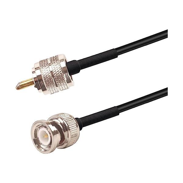 「製品タイプ」UHFオス-BNCオス「製品詳細」インピーダンス:50Ω*RG58 *長さ:50cm「パッケージ内容」1本M型 BNCオス ケーブル「材質」高品質のニックルメッキ、銅を探用で、信頼性の高い接触を提供して、便れた耐久性があり、腐...