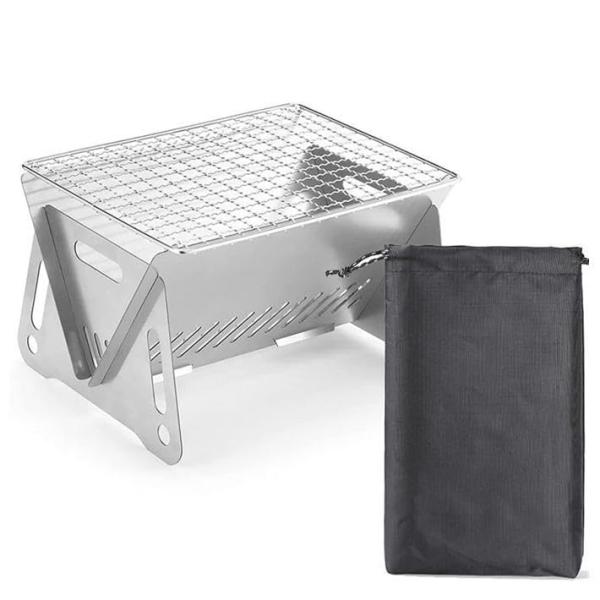 少人数、ソロキャンプにおすすめ  軽量、コンパクトなバーベキューコンロが入荷しました。 市販のコンロだと大きすぎる。後片付けも大変。。 そんな時におすすめの焚火バーベキューコンロ台。付属のフレームや焼き網を置けば食材を焼いたり温めたりが可能...