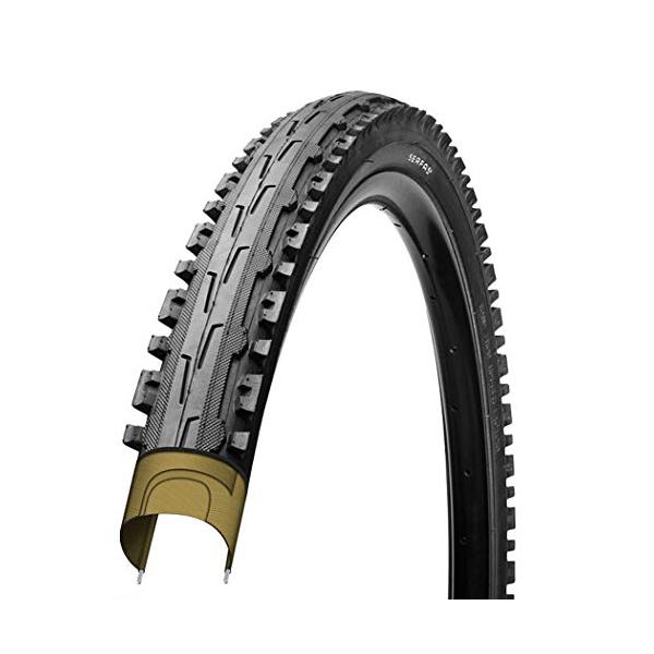 なめらかなロードタイプのパターン。30TPIのケーシングを3つ重ねて90TPIにした長寿命構造。フラットプロテクションなし。カラー:ブラックサイズ:26*1.95空気圧:50psiスポーツ&amp;アウトドア:自転車:自転車パーツ:タイヤ