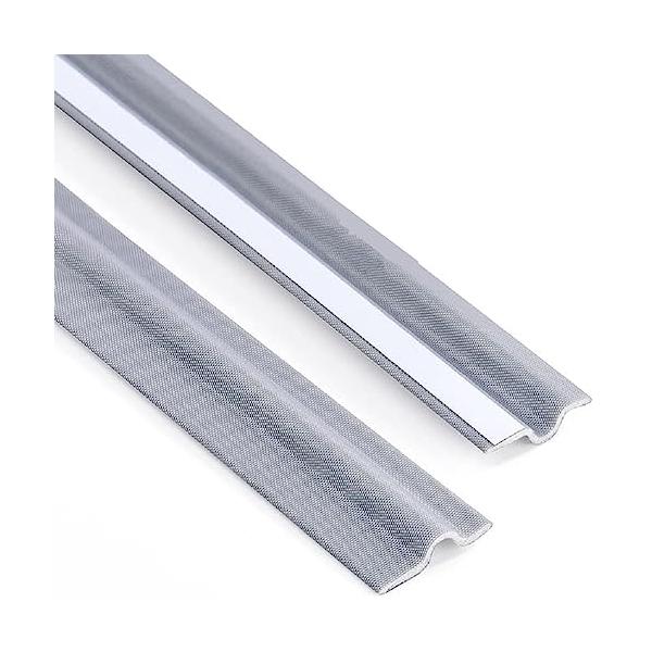 隙間ドア下部防風テープ、間テープ ドア下部シールテープ、ウェザーストリップ、ドア 緩衝材、防音 窓に貼り、騒音防止シート窓 すき間風防止テープを利用して、エアコン効率がアップして省エネにつなげます。隙間テープサイズ：隙間テープ(長さ5m、幅...