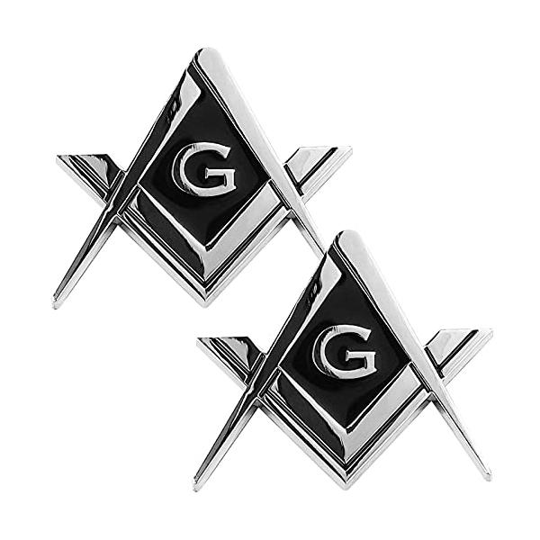 車のエンブレムのサイズ:高さ2.75インチ、幅2.75インチ亜鉛合金製、華麗なクロム仕上げ。完全な製品の背面を覆うスポンジ接着剤付き。強力な粘着性。あなたへの贈り物として最も価値のあるセット。お友達と共有しましょう。車＆バイク/カーパーツ/...