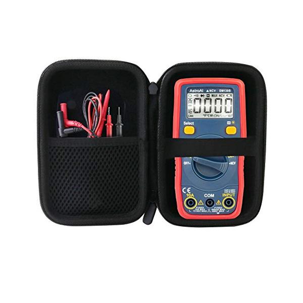AstroAI 4000/ /HIOKI (日置電機) DT4223/DT4222/DT4221/DT4224 テスター デジタル テスター マルチメーター 対応収納ケース-WERJIA JP材質：耐久性のある高級ハードEVA素材、優れた肌...