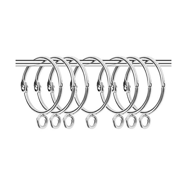 ・ 適用サイズ ：リング部分が内径38mmと大きめで、32mm以内のポール・伸縮カーテン棒・突っ張り棒・伸縮棒などにご利用いただけます。・ 適用範囲広い ：カーテンリングランナーはシャワーカーテン、窓カーテン、フレンチ窓カーテンなどのほとん...