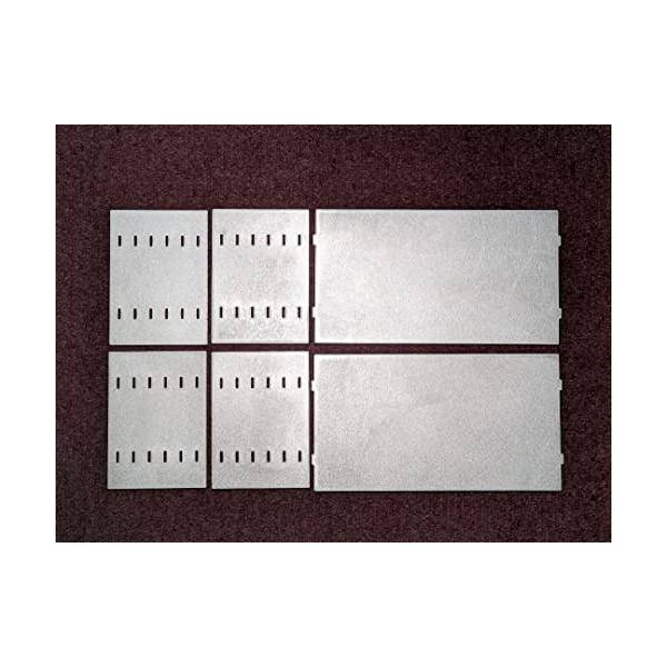 ミニ四駆 ポータブルピット 仕切り板 ボックス用 3段 アルミ製おもちゃ/乗り物/ミニ四駆・スロットカー