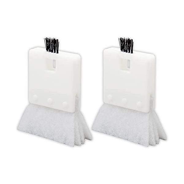 すき間のホコリを挟んで拭き取る 扇風機・サーキュレーター・エアコン・サッシなどのお掃除に最適 4枚仕立ての不織布を挟んでホコリ・汚れをごっそり拭き取る 汚れたら水で洗い流して再利用が可能*掛けて収納できるフック穴付き ホーム&amp;キッチ...