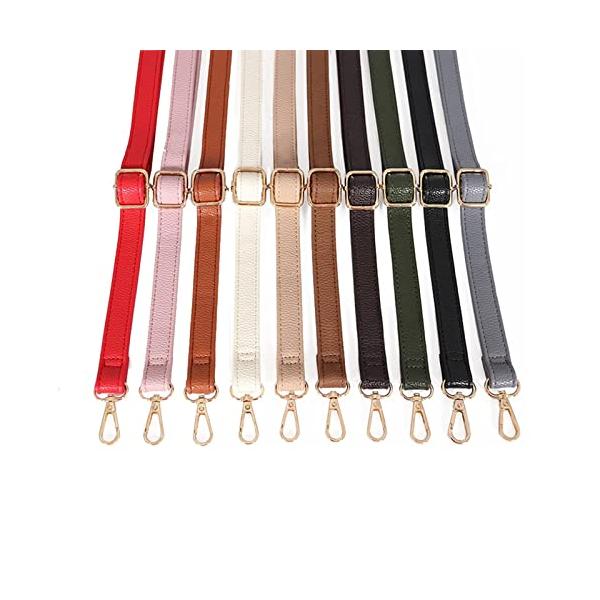 本体 「素材」：合皮　「重さ」：約0.96ｇ「金具色」：ゴールド 長さ ショルダーストラップの長さ調整ができるのでお好みの長さ(70*130cm)に合わせる事ができます。 幅 約 2cm 。ほどよいハリと柔らかさがあり、本革のようなしっとり...