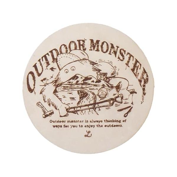 LALPHA アウトドアモンスター レザーコースター OM-300ホーム＆キッチン/キッチン用品/卓上用品/コースター