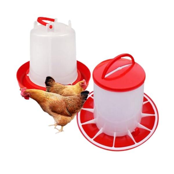 手間いらずの自動給水・給餌セット 鳥用自動給水器と給餌器2個セットは、水と餌を自動で供給し補充の手間を大幅に削減して効率的に管理できます。 均等に分配される給餌皿 仕切り付きの受け皿で餌が均一に広がり、複数の鳥が落ち着いて食事できる環境を整...