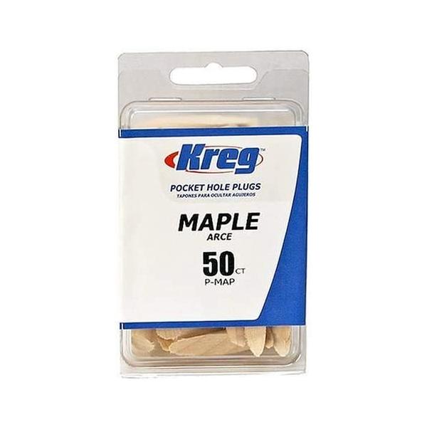 KREGのスタンダードポケットホール専用、ポケットホール加工を施した穴を防ぐためのプラグです。表面には穴やスクリューの頭が見えないポケットホールジョイントですが、このプラグを使えば裏からも目立たなくすることが出来ます。50個入り、材質メープ...