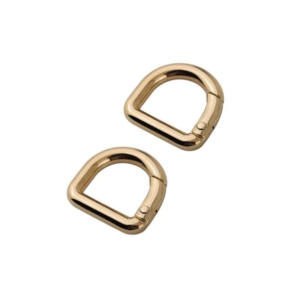 素材：金属合金。 使いやすい：小さくて軽量なので、片手でも簡単に開閉できます。手で押すだけで簡単に開くことができます。 高級感：普通の形状よりも美しいD字型のバックルで、質感が良く見えます。 幅広い用途：日常的な鍵の管理と分類に使用するキー...