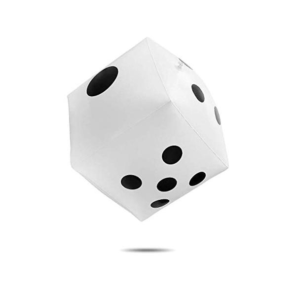 イベントやパーティー、余興やゲームなどには欠かせない大きいサイズのビニール製サイコロバルーンです。忘年会や新年会、イベントやサークル、各種パーティーゲームから抽選まで幅広く使え、レクリエーションの盛り上げに最適なグッズです。軽くて丈夫、転が...