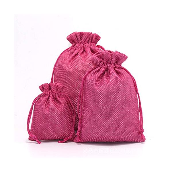 商品仕様 サイズ：L:13*18cm M:10*14cm S:7*9cm　L 10枚 M10枚 S10枚　共に30枚セット　材質：ジュート　様々な小物の収納を満足する麻巾着袋です。 多機能 生活のなか、ギフト、ジュエリー、コーヒー豆、種子、...