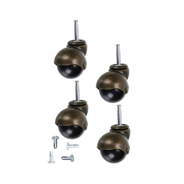 ブレーキなしのキャスター - 構造がシンプルで、使いやすく、変形しにくいので、安心してご使用いただけます。交換用椅子キャスター -- このホイールを小さな台車、家具、棚、作業台などに取り付けることができます。オフィスチェアホイール - 椅子...