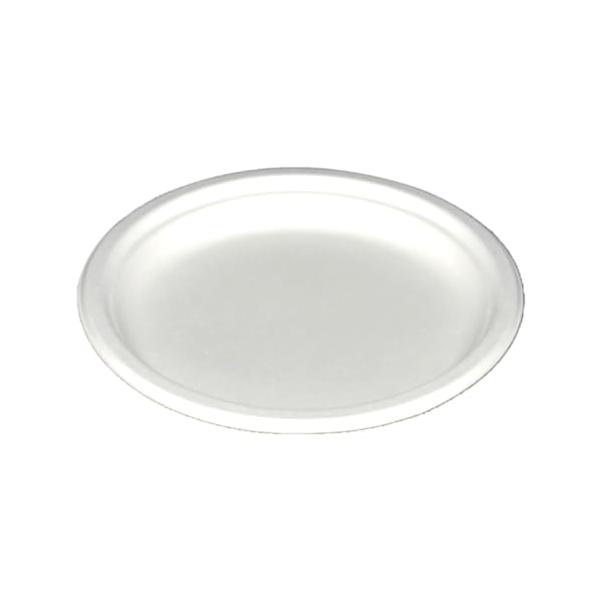 本来廃棄されるさとうきびバガス繊維を成型した生分解性のエコ容器プラを使用していないため通常の燃えるゴミで捨てられます大皿サイズで配膳や取り皿としてもお使いいただけますモールド成型のため丈夫で 紙容器と違い重い食品をのせても折れにくい入り数:...