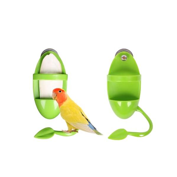 カトルボーン ホルダー 木の枝の様子を設計され、おしゃれで美しいです。鳥は簡単に鳥のとまり木スタンドをつついたり支えたりすることができ、鳥が食べるのに便利です。 素材 高品質のプラスチックで作られ、安全で毒性がなく、頑丈で噛み付きにくく、耐...