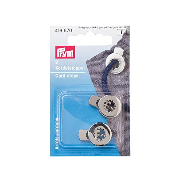 コードの固定と調整のための金属コードストップズボン、ジャケット、バッグなどのコードが滑り落ちるのを防ぎます。堅牢なデザイン。40度まで洗濯可能。ホビー/手芸・画材/裁縫材料/ループエンド・コードストッパー