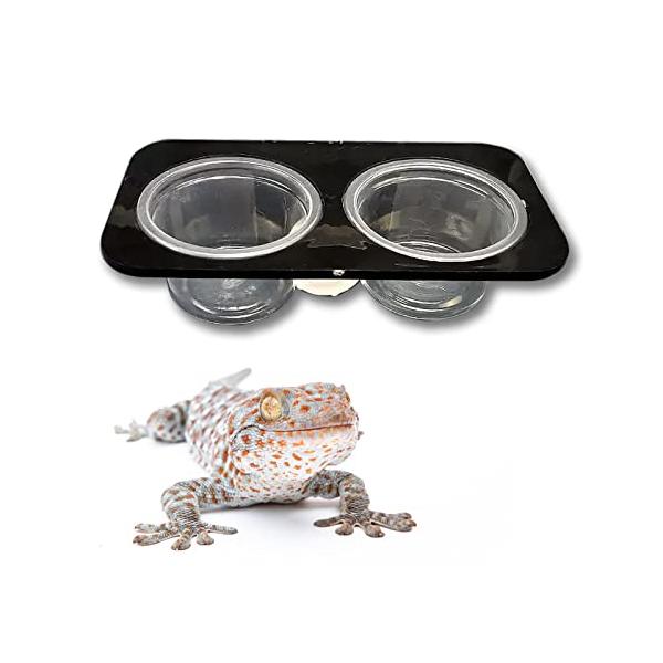左右2つの容器に餌や水を入れて飼育ケースに固定することができるフードトレイです。吸盤付きなので、ケース内どこでも設置可能です。無害なプラスチック製なので、生き物に悪い影響を与えることはありません。大切な生き物の水浴びにもお使い頂けます。容器...