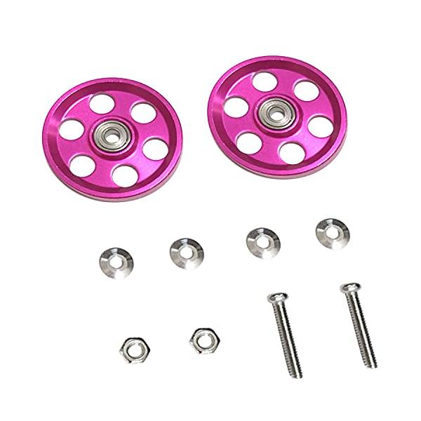 ローラーの中でも大変人気の高い直径19mmのオールアルミベアリングローラーの軽量化バージョンです。マシンの性能アップやセッティングに役立つパーツです。 おしゃれで遊び心のあるデザインです。高速コーナーに強い オールアルミベアリングローラー。...