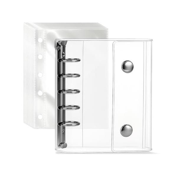 *差し替え可能なバインダーに対応したシール帳です*用途や保管スタイルに合わせて、最適なサイズを選べます*高透明素材で中身が見やすく、ズレ・剥がれ防止にも優れています*10枚セット入りで、たっぷり収納＆コレクションにぴったりです*ドロップシー...