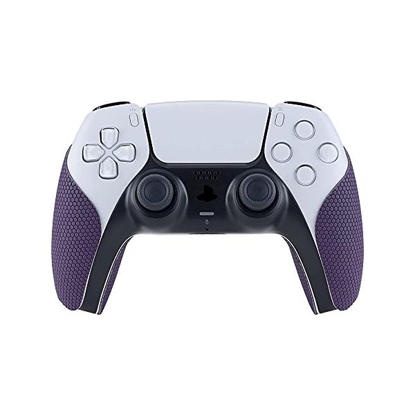 革新的な材料：柔軟性、滑り止め、フラット、しわのない材料。ps5コントローラーに対応します。高品質なプロ仕様の表面は、グリップ効果を最大限に引き出すとともに、通気性が良く、手汗による滑りを押さえますこのグリップは、汗まみれのゲーマーにとって...