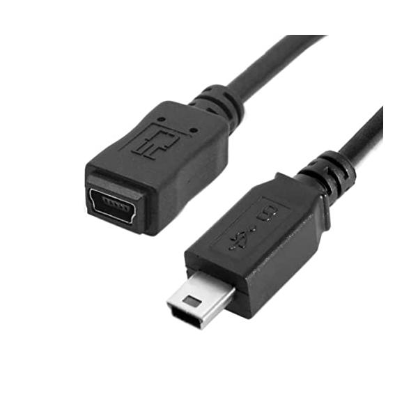 高品質のオリジナルミニUSB 5ピンオス*メス延長ケーブル。標準的なUSB ミニBケーブル。用途：車のGPS、MP3、MP4、PDA、携帯電話、PMPなど。マウス、キーボード、GPS、USBディスクなど。長さ：合計150cm コネクターを含...