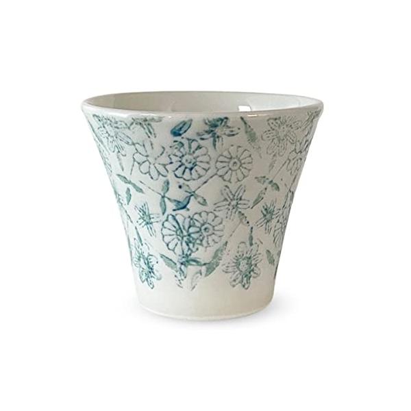 材質:磁器(食器洗い機使用可能、食器乾燥機使用可能)電子レンジ使用可能サイズ 約 ：径7.7xH6.7cm容量 約 ：130cc 満水時 重量 約 ：100g反り型の形は、持ちやすくて飲みやすいのでとっても素敵です。お茶はもちろん日本酒の盃...