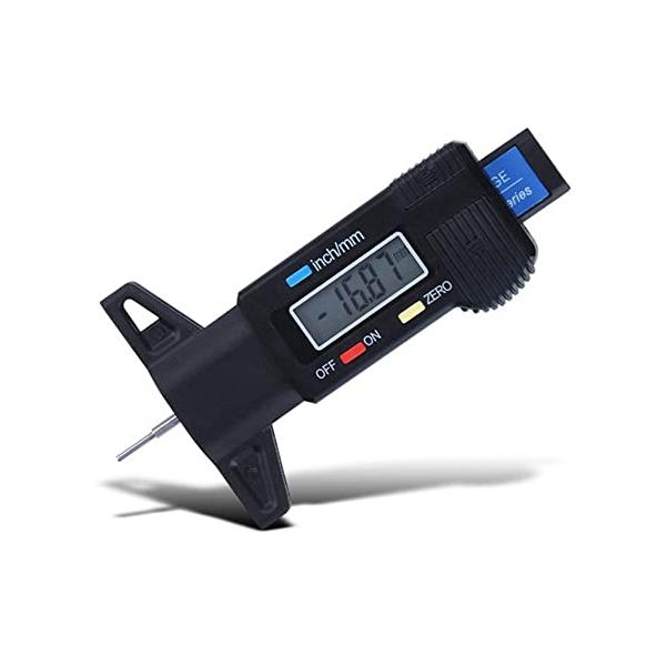 膜厚計 サイズ: フルメタルロッド 全長:112mm、厚み:15mm 電池別売り仕様: オートパワーオフ、測定範囲:0*22mm、誤差:*0、機能: 0設定間柱センサー 使用温度: 0*40度、表示: 0.1mm機能: このトレッドデプスゲ...