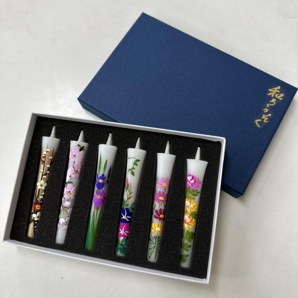 ※仏事包装済み商品です箱入り数：6本入りサイズ　：10センチ 芯含む 原材料　：芯は和紙を使った紙芯 、木蝋、糠蝋、蜜蝋燃焼時間：50分ホーム&amp;キッチン:仏具・神具:仏前ろうそく