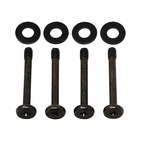 25mm厚ファン用インチネジ (#6-32 全長約31mm ネジ山部: 約5.5mm ネジ頭: 2mm厚) *4個M4ワッシャー (10mm径 0.8mm厚) *4個カラー: ブラックパソコン・周辺機器/PCパーツ/パソコン用ネジ