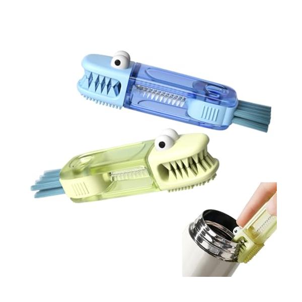 3-in-1水筒ブラシ カップ注ぎ口ブラシ、狭いスペースを掃除するための隙間ブラシ、および狭い場所の隅に届く耐久性のある毛を備えたコーナーブラシの3つの専門ブラシが含まれています。 耐久性素材 PP*ナイロン*ステンレス材質を使用し、安全で...