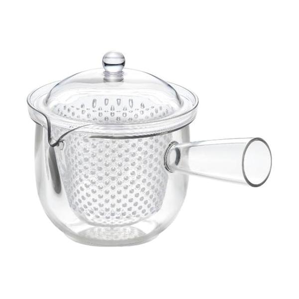 製品サイズ:172*127*120mm製品重量:189g材質:飽和ポリエステル樹脂満水容量:480ml食洗器対応生産国:日本ホーム＆キッチン:食器・グラス・カトラリー:急須・湯呑み:急須