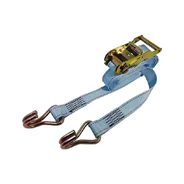 *ラチェット(歯車)式で簡単操作のベルト荷締機です。*荷役運搬の安全化・効率化に。*最大使用荷重(t):0.7*ベルト長さ(m)巻取側:4.5*べルト長さ(m)固定側:0.5*ベルト寸法(mm)幅*厚み:35*1.7*色:ブルー*質量(kg...