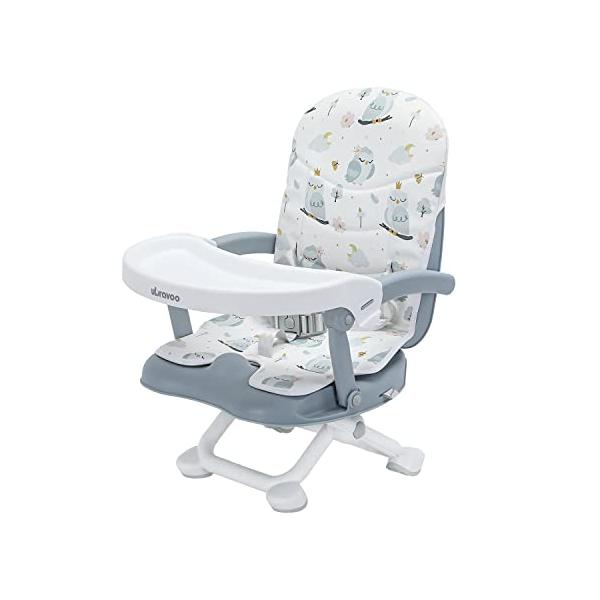 「持ち運び便利」本ベビーチェアはただ1.8KGで片手で持ち運ぶことができます。コンパクトに折りたためて収納しやすいことで、家でもレストランでも赤ちゃんの面倒は楽ちん 旅行や帰省の際にも便利です。「すぐ取り付ける」ベビーチェアを展開する*適合...