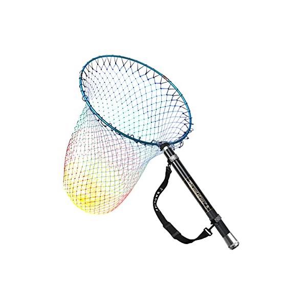 玉網セット全長：約3.45m 柄300cm*枠45cm  商品重量：約500g柄材質:90％カーボン 仕舞寸法:41cm 　継数:9本　先径：12.8mm　元径：37.7mm網は着脱式で折り畳め、柄は伸縮式でコンパクト収納が出来る、移動に便...